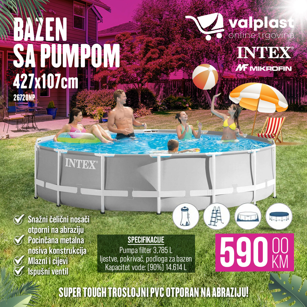 INTEX BAZEN - Bazeni - OLX.ba