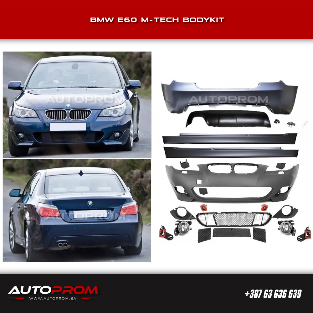 BMW E60 M TECH BODYKIT BODY KIT BRANIK BRANICI - Branici/Karambolke i ...
