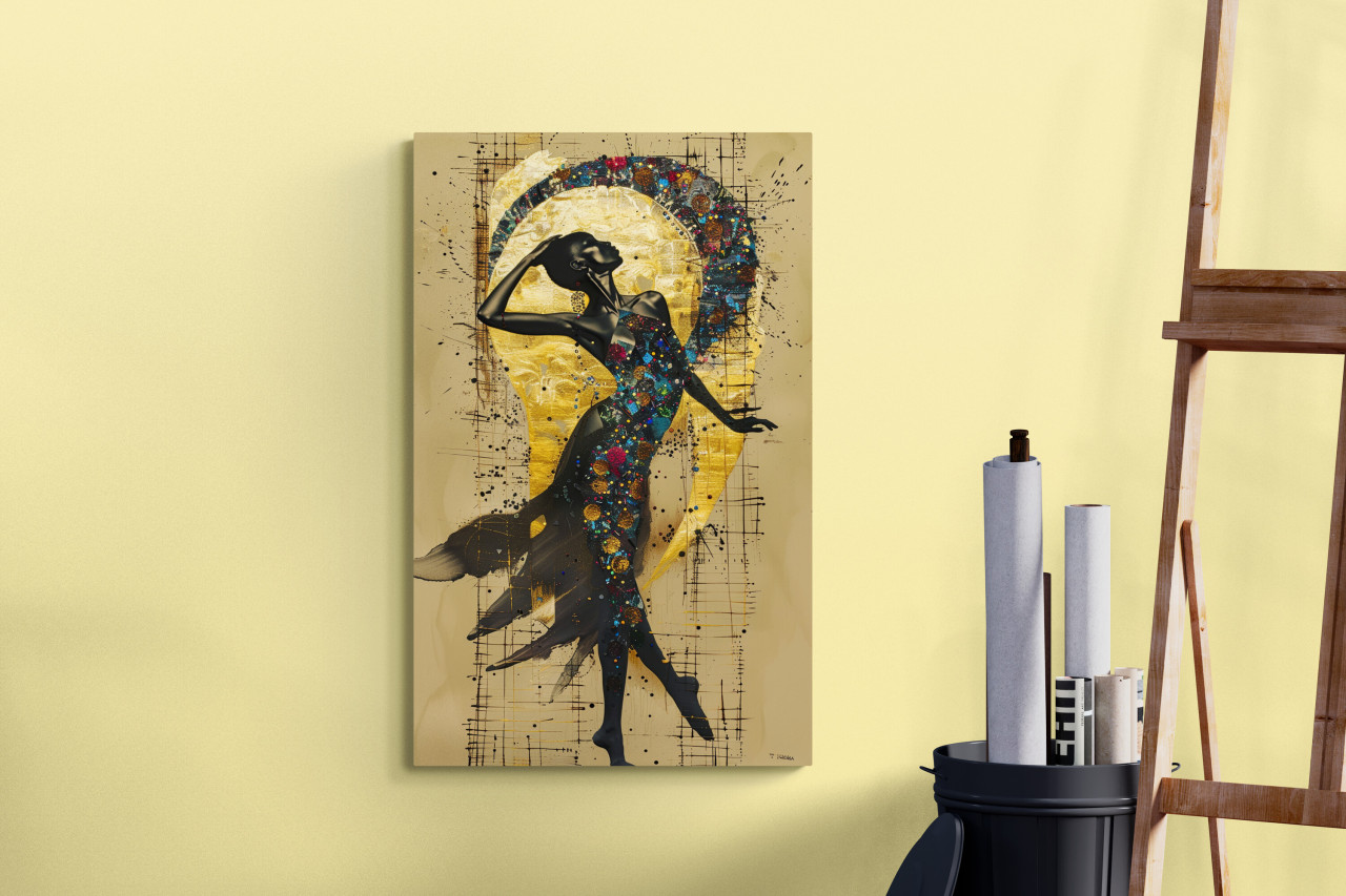 Canvas slika - Djevojka, Ples, Ilustracija, Art 898 - Canvas slike - OLX.ba