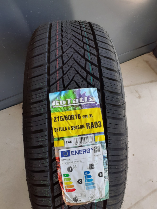 215 60 16 LJETNE ZIMSKE CJELOGODISNJE GUME ROTALLA R16 MS M S - Gume za ...