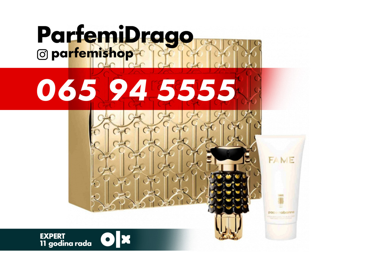Paco Rabanne Fame Parfum SET 50ml + 75ml BL - Ženski parfemi - OLX.ba
