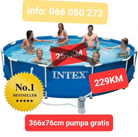Intex bazen 366x76 sa pumpom - Bazeni - OLX.ba