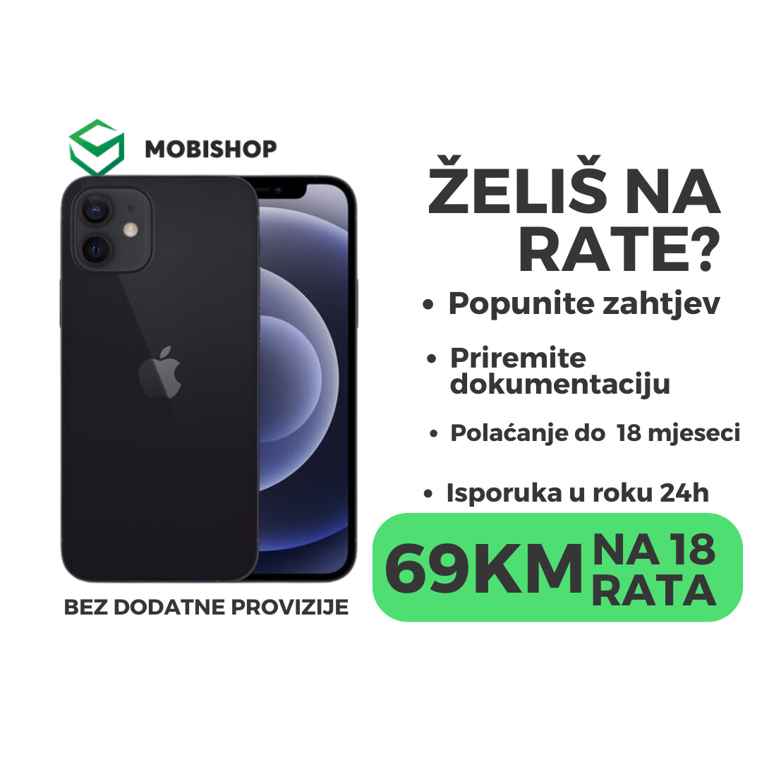 Apple iPhone 12 64GB Black - Mobiteli - OLX.ba