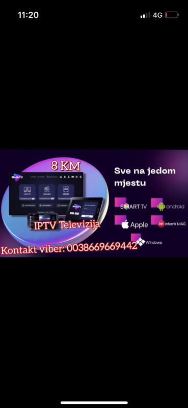 IPTV Televizija +1500 Kanala, +6000 VOD, Visoka Stabilnost Liste - IPTV - OLX.ba