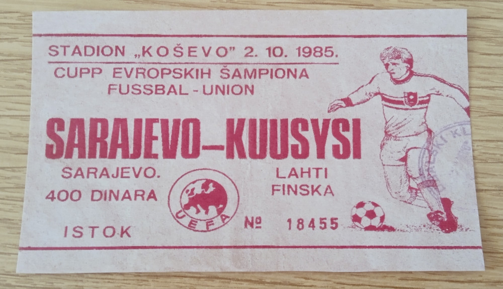 Sarajevo - Kuusysi - Stare ulaznice - OLX.ba