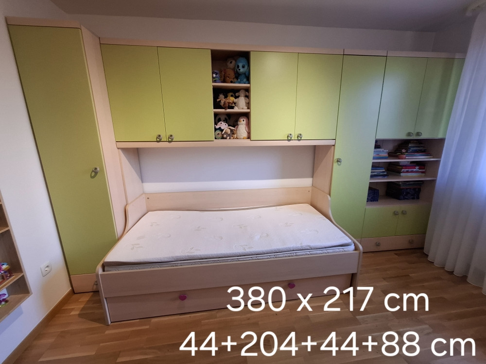 Djecija soba , Alples , ormari , kreveti , radni stol i stolica - Dječije sobe - OLX.ba