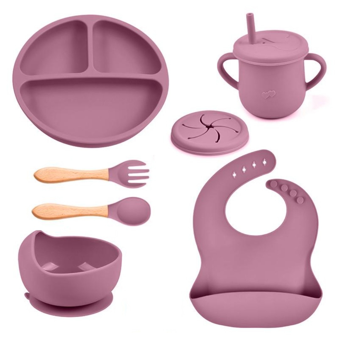 Silikonski set za hranjenje djece, bebe - Uređaji i pribor za bebe - OLX.ba