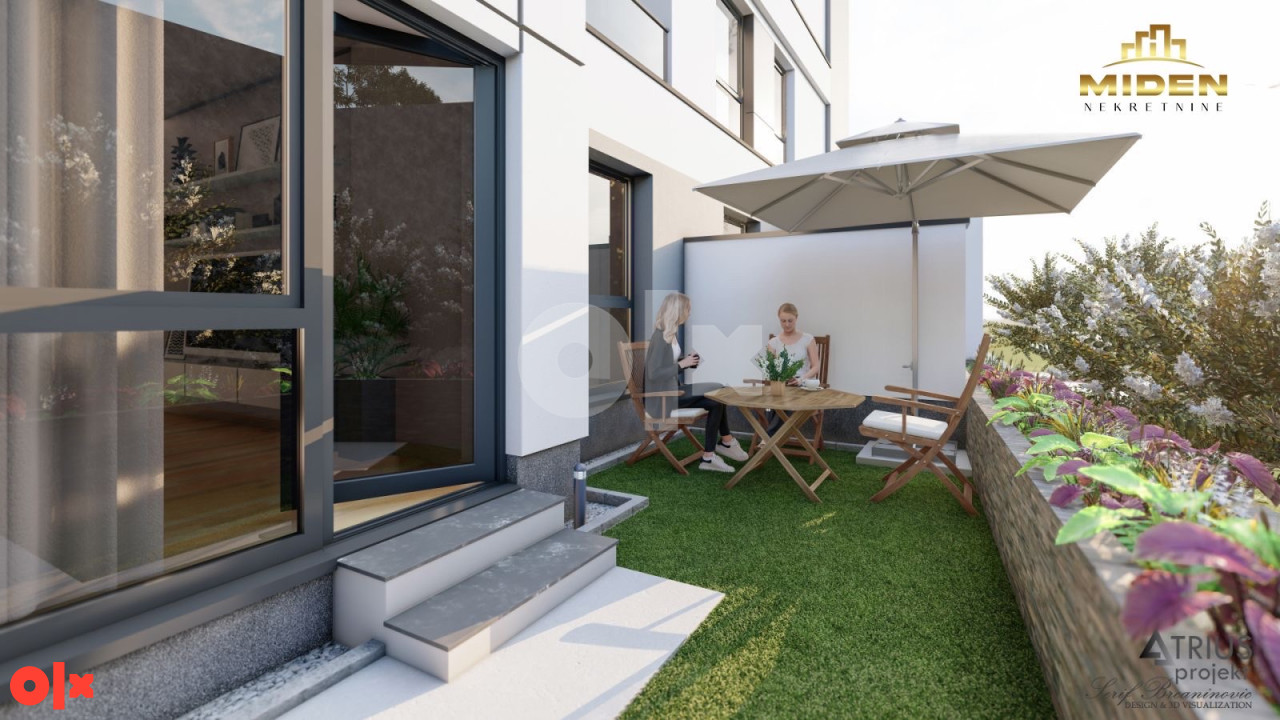 NOVO Dvosoban stan 50m2+bašta 19m2 Živinice S.O.CITY RESIDENCE ...