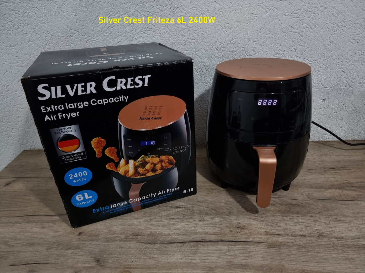 Friteza na Vruc zrak 2400w - 6 litara (Silver Crest) - Friteze - OLX.ba