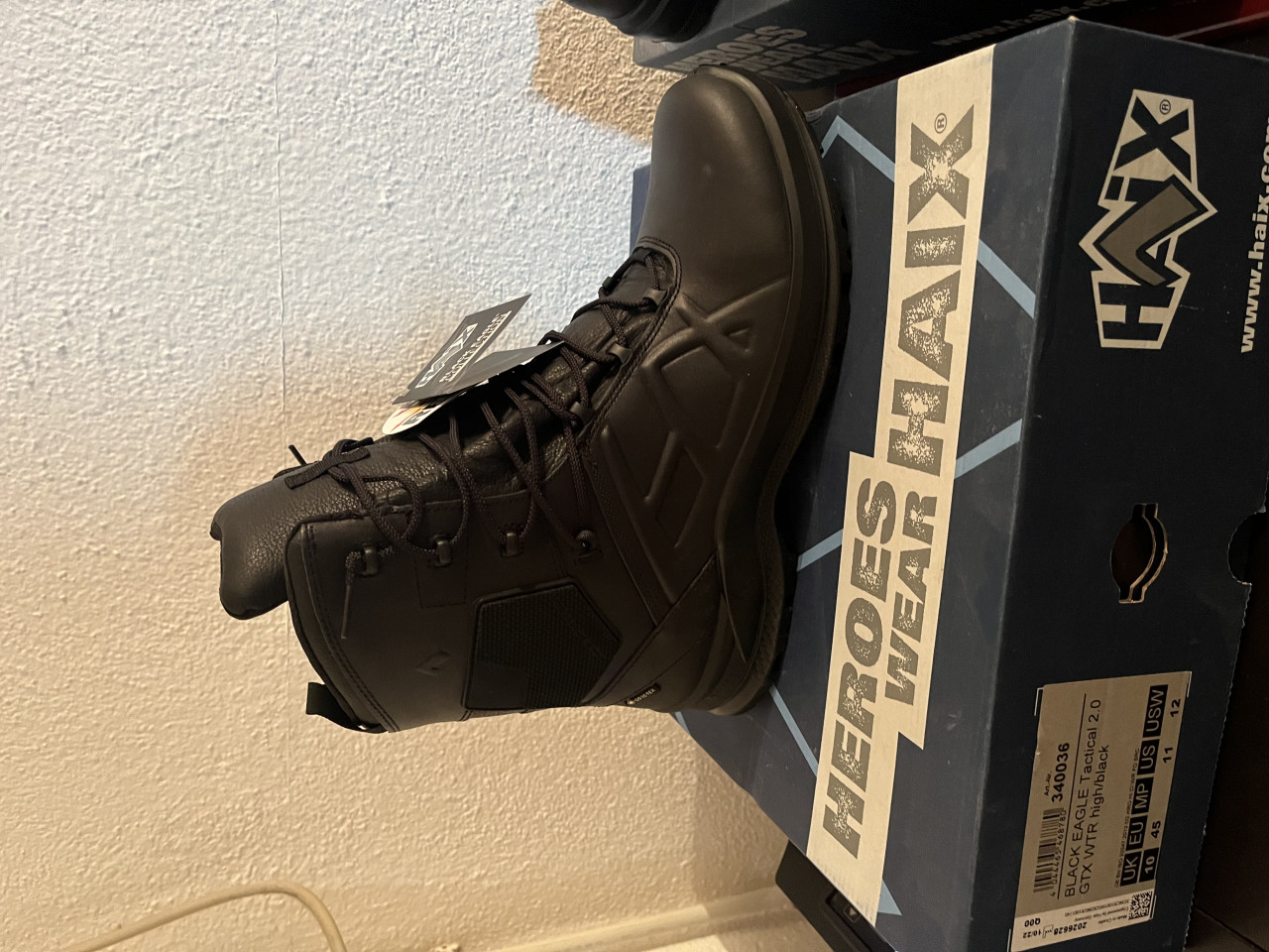 Haix Black Eagle Tactical 2.0 GTX WTR HIGH/BLACK Cizme - Čizme za ...