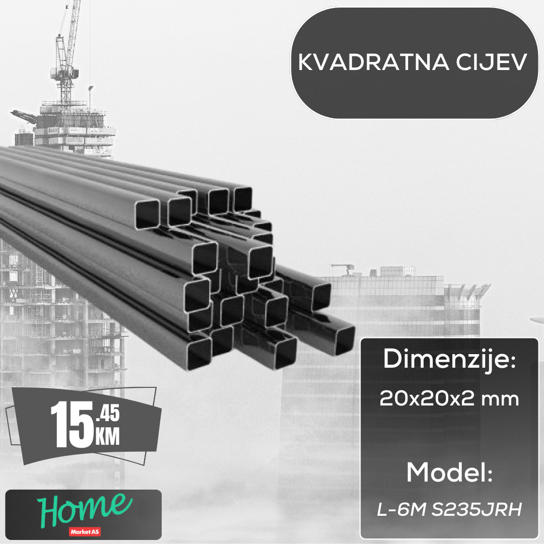 Kvadratne Cijevi - Ostali materijali i oprema - OLX.ba