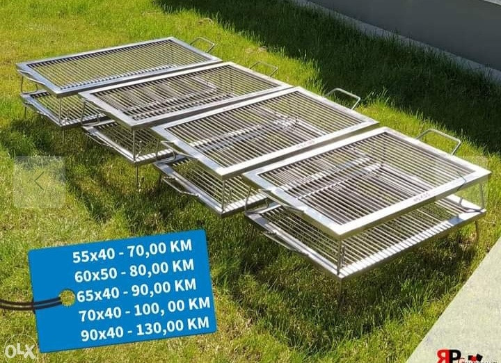 rostilji od inoksa - Roštilji i ražnjevi - OLX.ba