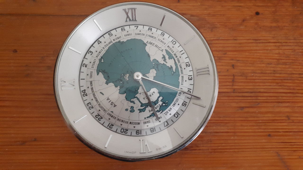 IMHOF world time clock - Zidni i Stoni Satovi - OLX.ba