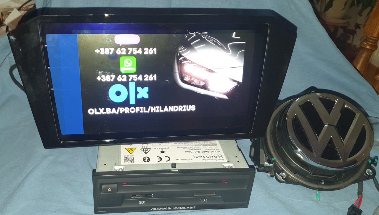 MULTIMEDIA MIB 2 MIB2 za GOLF 7 PASSAT B8 8 ARTEON VW TIGUAN POLO ...
