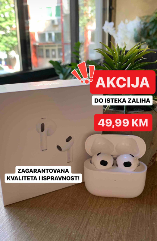 Apple Air Pods AirPods Pro 3 gen iphone slusalice BLACK FRIDAY ...