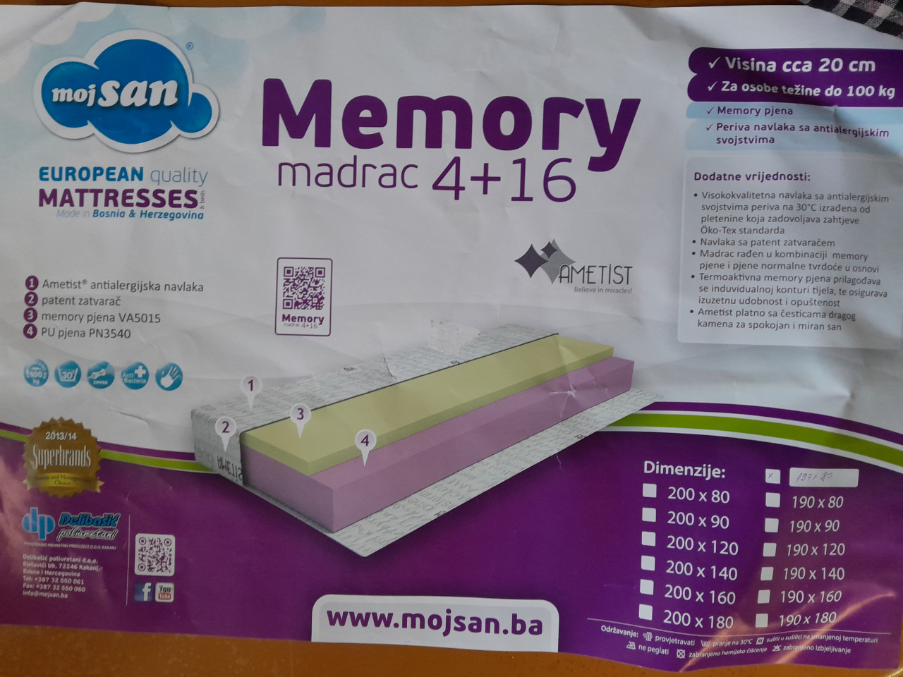 madrac memory - Madraci - OLX.ba