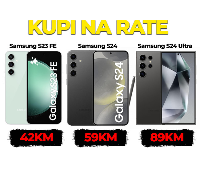 KUPI NA RATE SAMSUNG S23FE, S24 i S24 ULTRA mwp - Mobiteli - OLX.ba