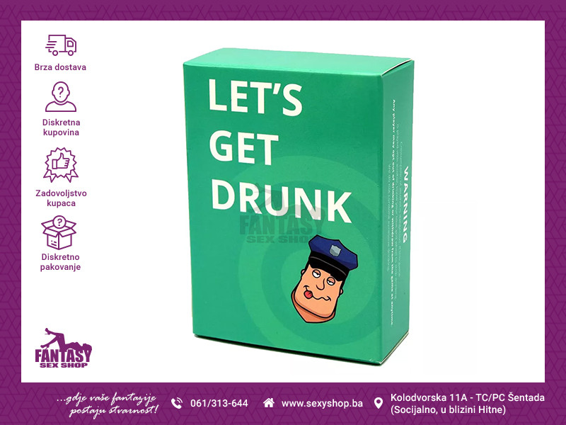 Karte - Lets's Get Drunk | SEX SHOP FANTASY - Ostalo - OLX.ba