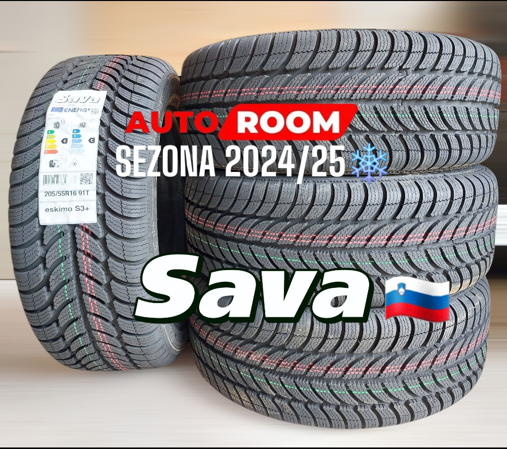 205 55 16 Sava Eskimo S3 Dot 24 Slovenija Zimske gume 205/55/R16 - Gume ...