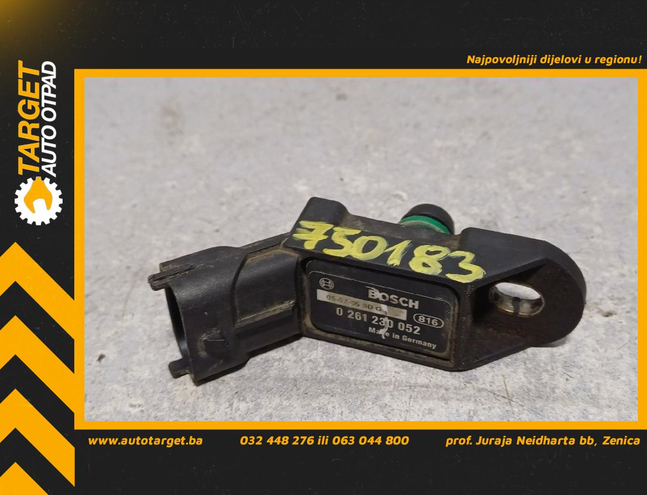 MAP SENZOR FIAT PUNTO EVO > 09-12 0261230052 - Senzori za automobile ...