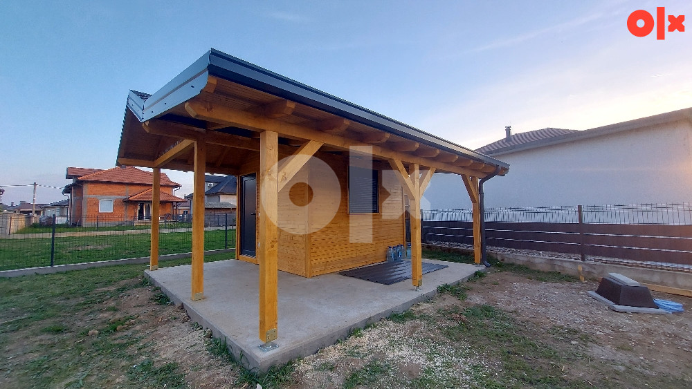 Drvena kuća Vikendica Montažni objekat - Montažni objekti - OLX.ba