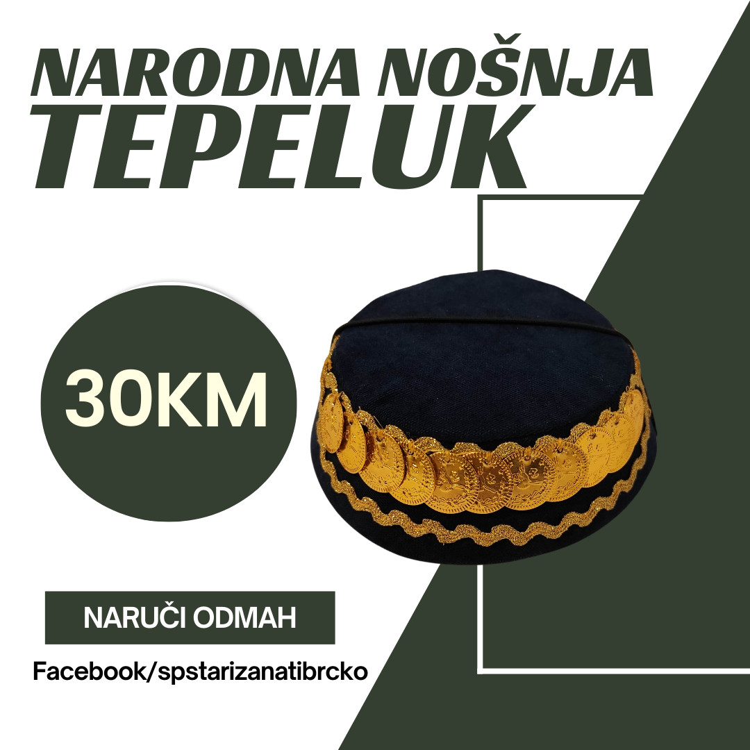 Tepeluk za KUD-ove / Tamno Plava Boja - Narodna nošnja - OLX.ba