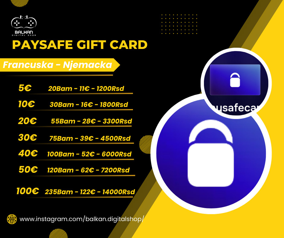 Paysafe Gift Card - Ostalo - OLX.ba