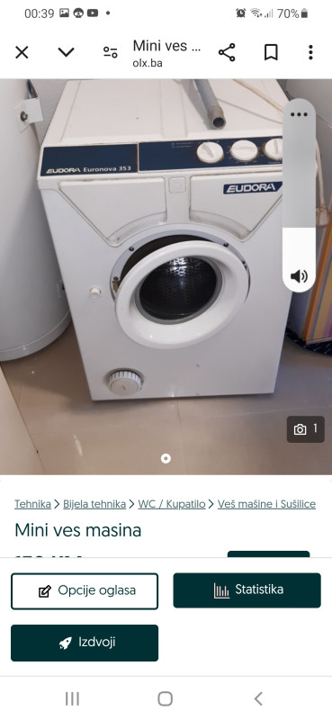 Mini ves masina - Veš mašine i Sušilice - OLX.ba