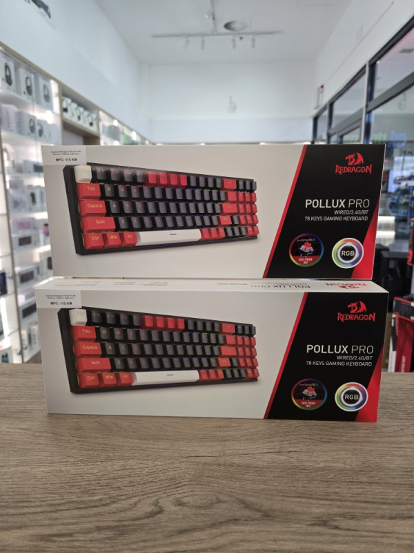 Gaming tastatura Redragon Pollux Pro K628 / Red Switch - Tastature - OLX.ba