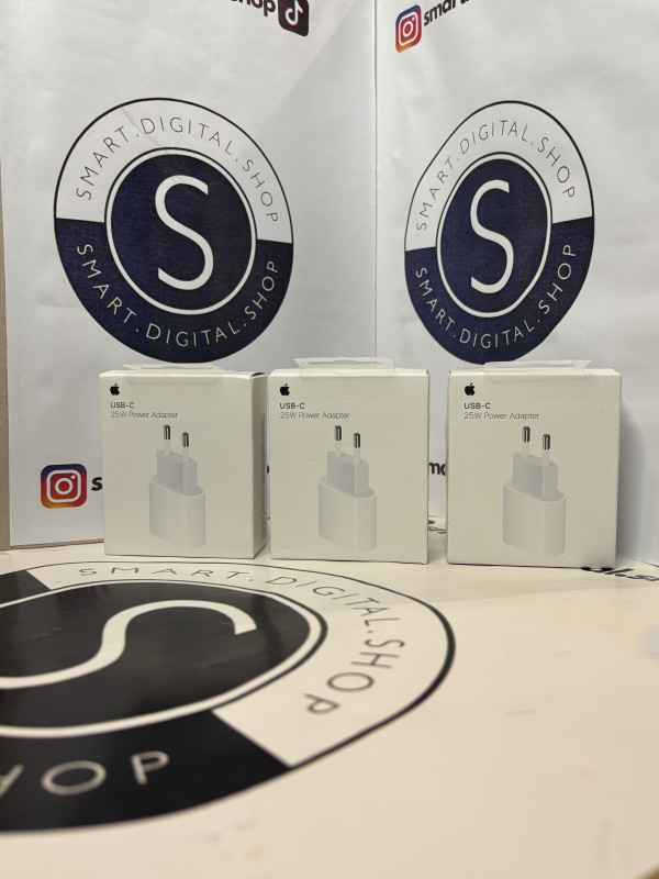 IPHONE PUNJAC 25W ! IPHONE 11 12 13 14 15 16 PRO/PRO MAX ADAPTER ...