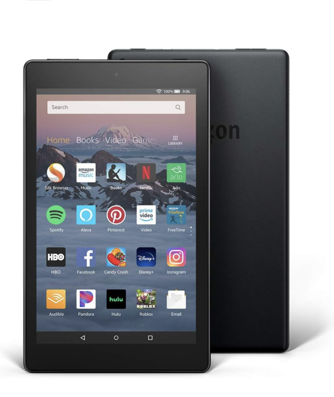 Amazon tablet Fire HD 8 (8th Generation), tablet, 32GB, Android 9 ...