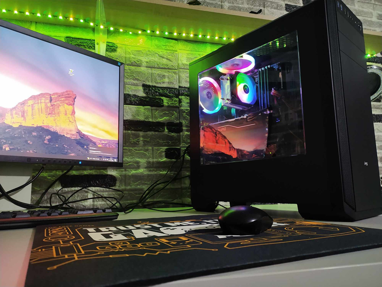 Gaming PC! i7 2600 - RX 580 8 GB - 16 GB - SSD HDD RGB - Desktop ...