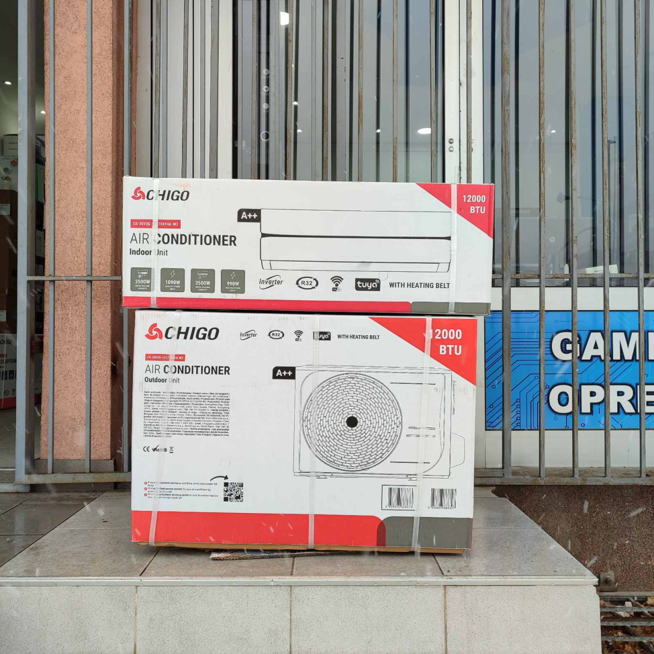 CHIGO Inverter 12ka 3.5kW Vanjski grijač | Bijela - Klima uređaji - OLX.ba