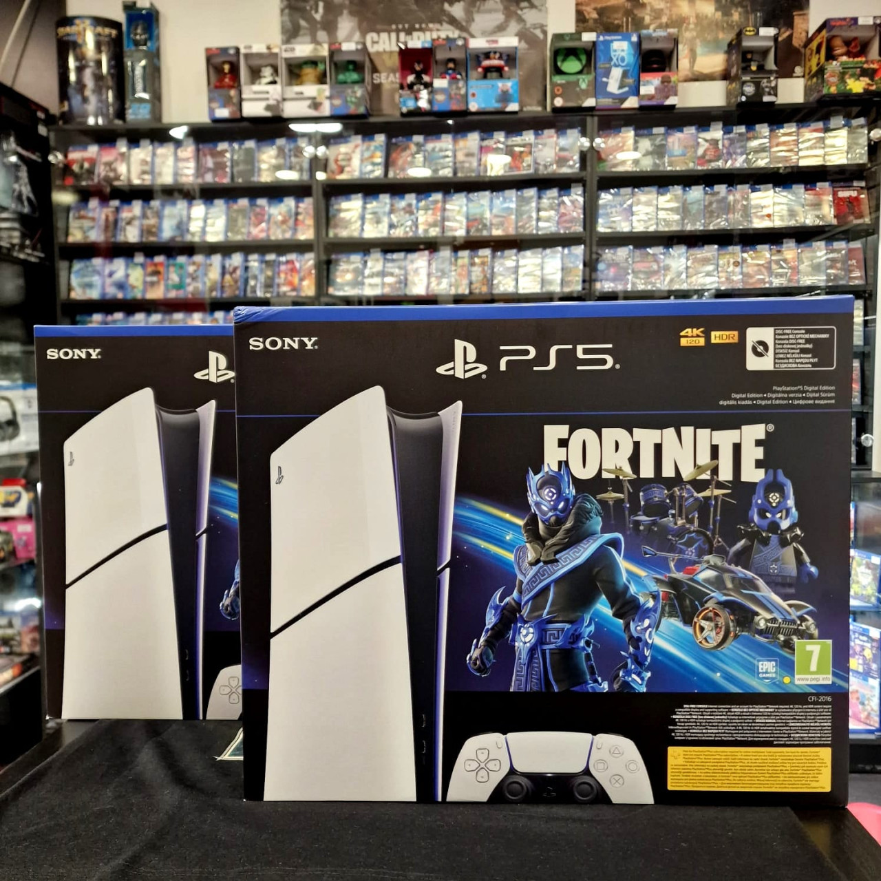 PS5 PlayStation 5 Slim Digital Edition + Spiderman 2 + Fortnite ...
