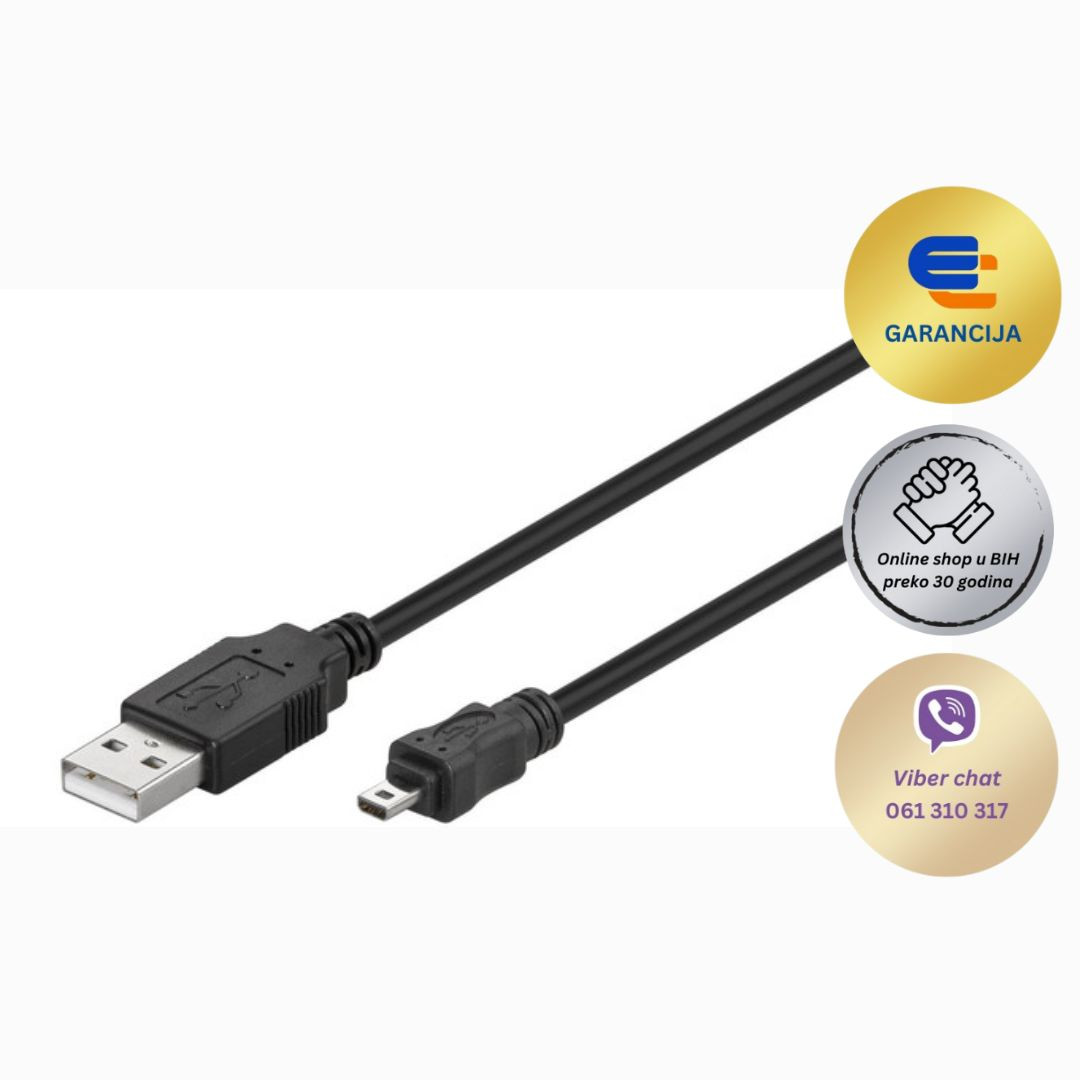 Kabal USB-A na mini USB 2.0 1.8m LOGILINK 037692 - PC kablovi - OLX.ba