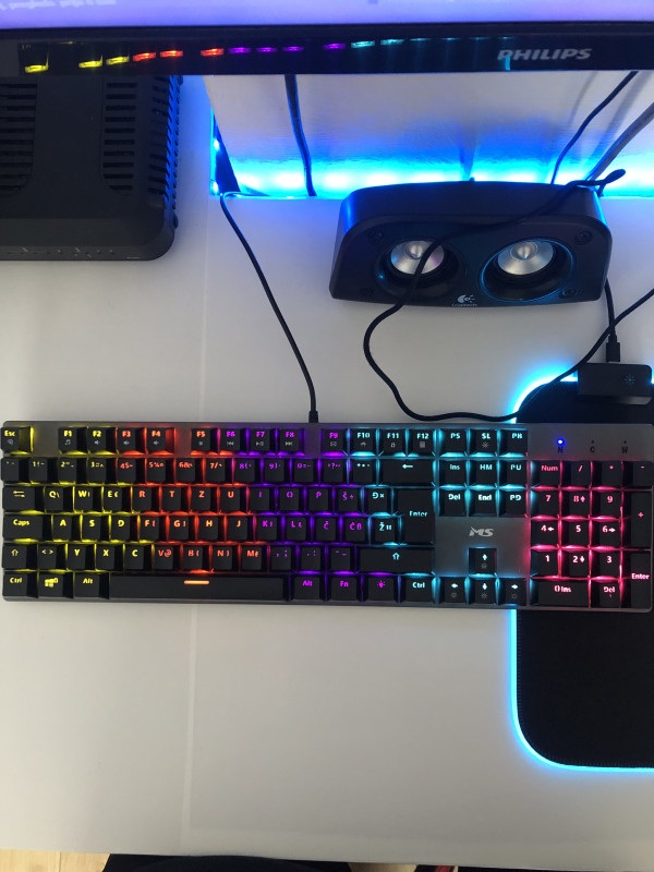 Gaming mehanicka tastarura Ms Elite C520 Red Switch Led Rgb - Tastature ...