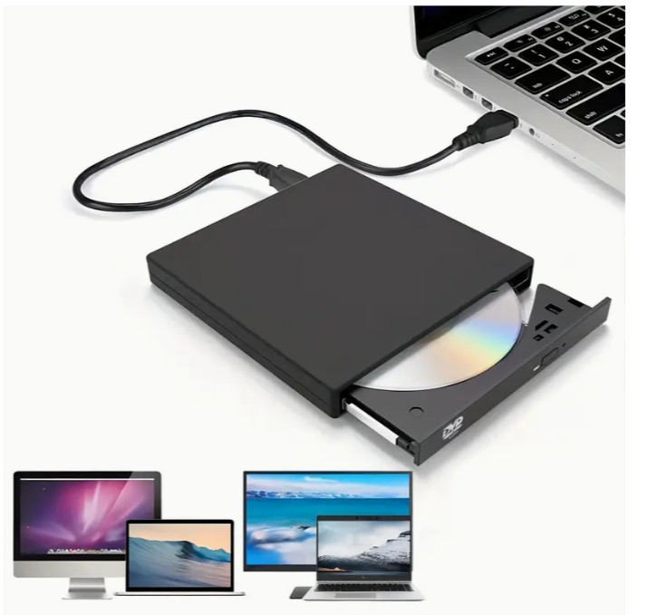 Eksterni Slim CD DVD RW Drive citac USB 2.0 - Optički uređaji - OLX.ba