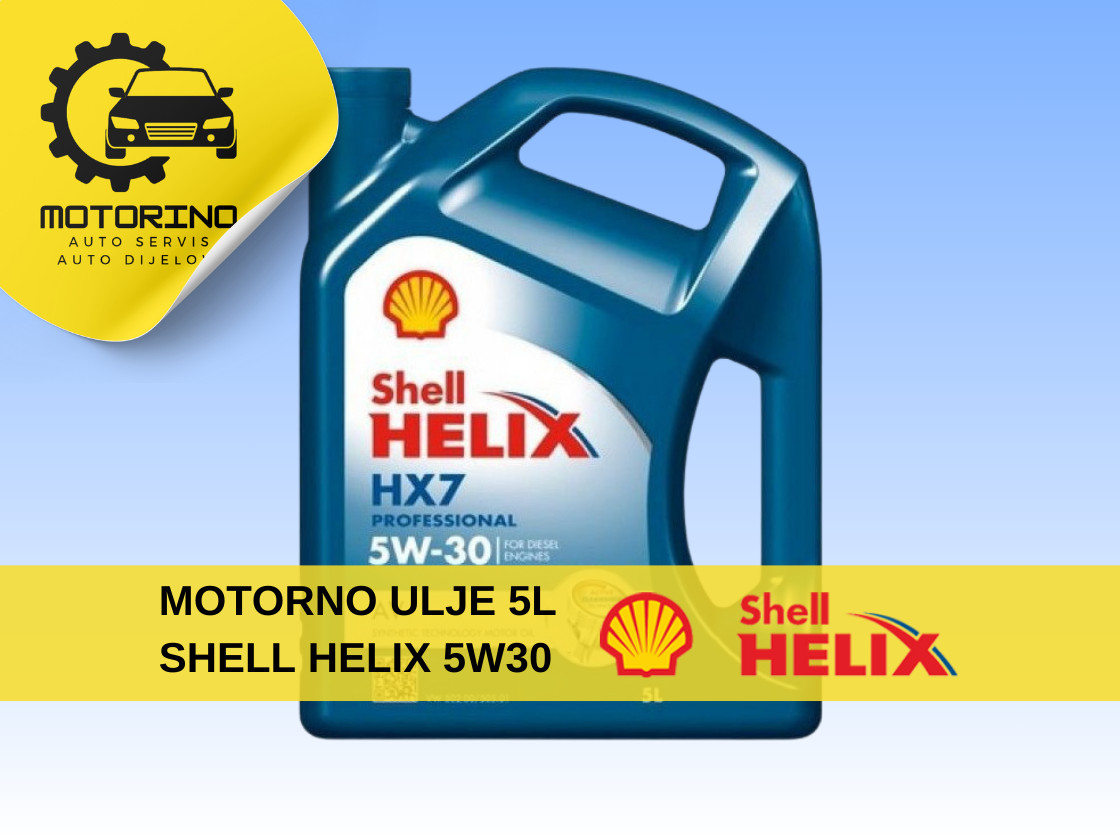 MOTORNO ULJE SHELL PROFFESIONAL 5W30 5L VW GOLF 6 7 PASSAT B7 B8 - Ulja ...