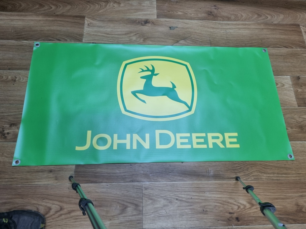 Baner JOHN DEERE traktor za garazu 100x50 150x50cm - Print na platnu ...