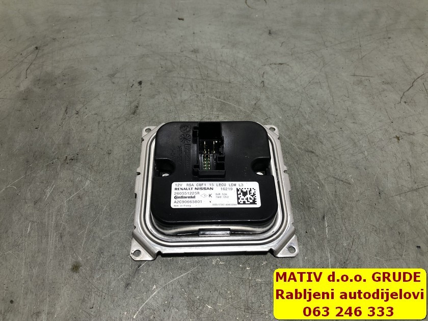 BALAST punjač fara Renault Megane 4 GT 2017 260551225R - Balasti za ...