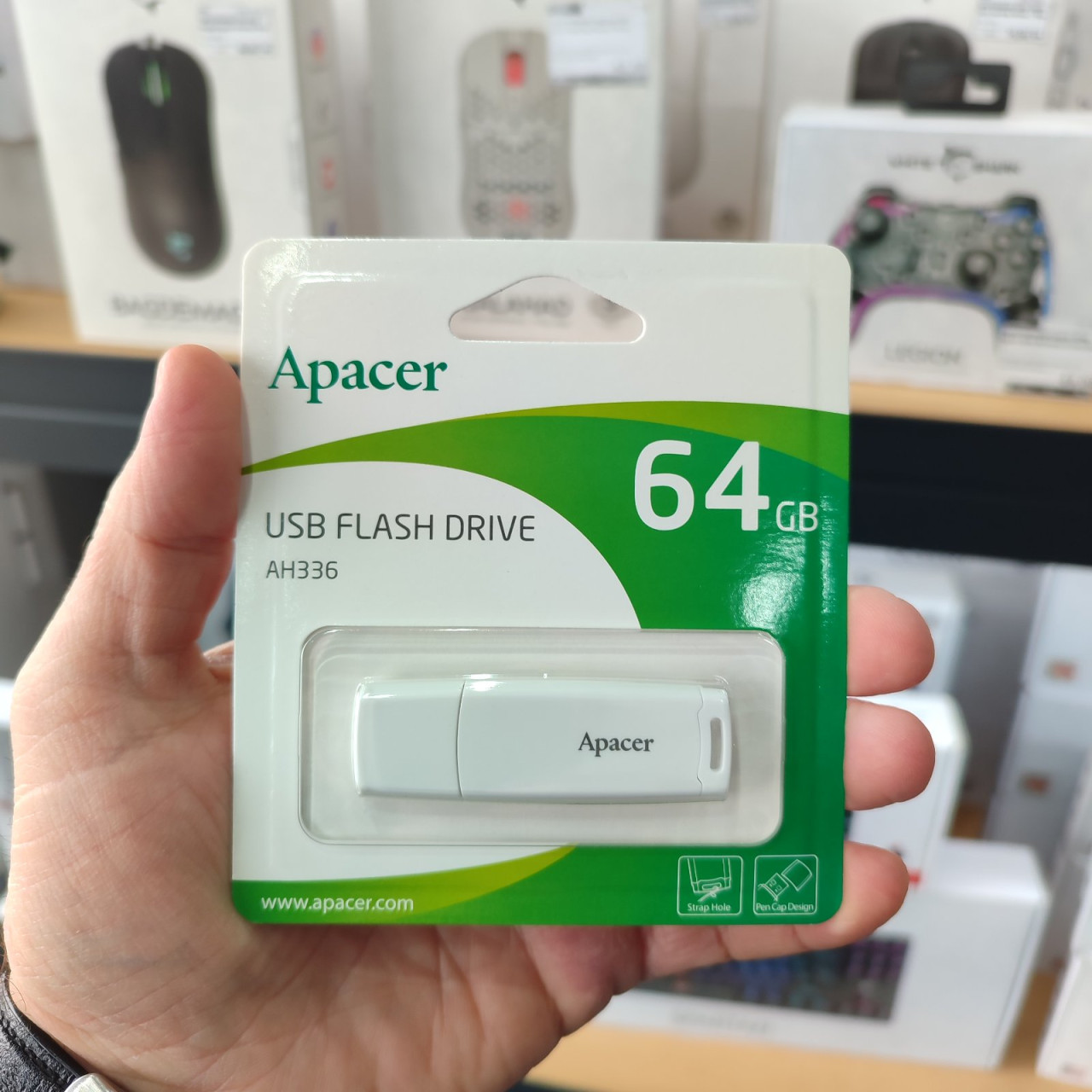 APACER AH336 USB Stick Flash Drive 64GB - White - USB Memorija / stick - OLX.ba