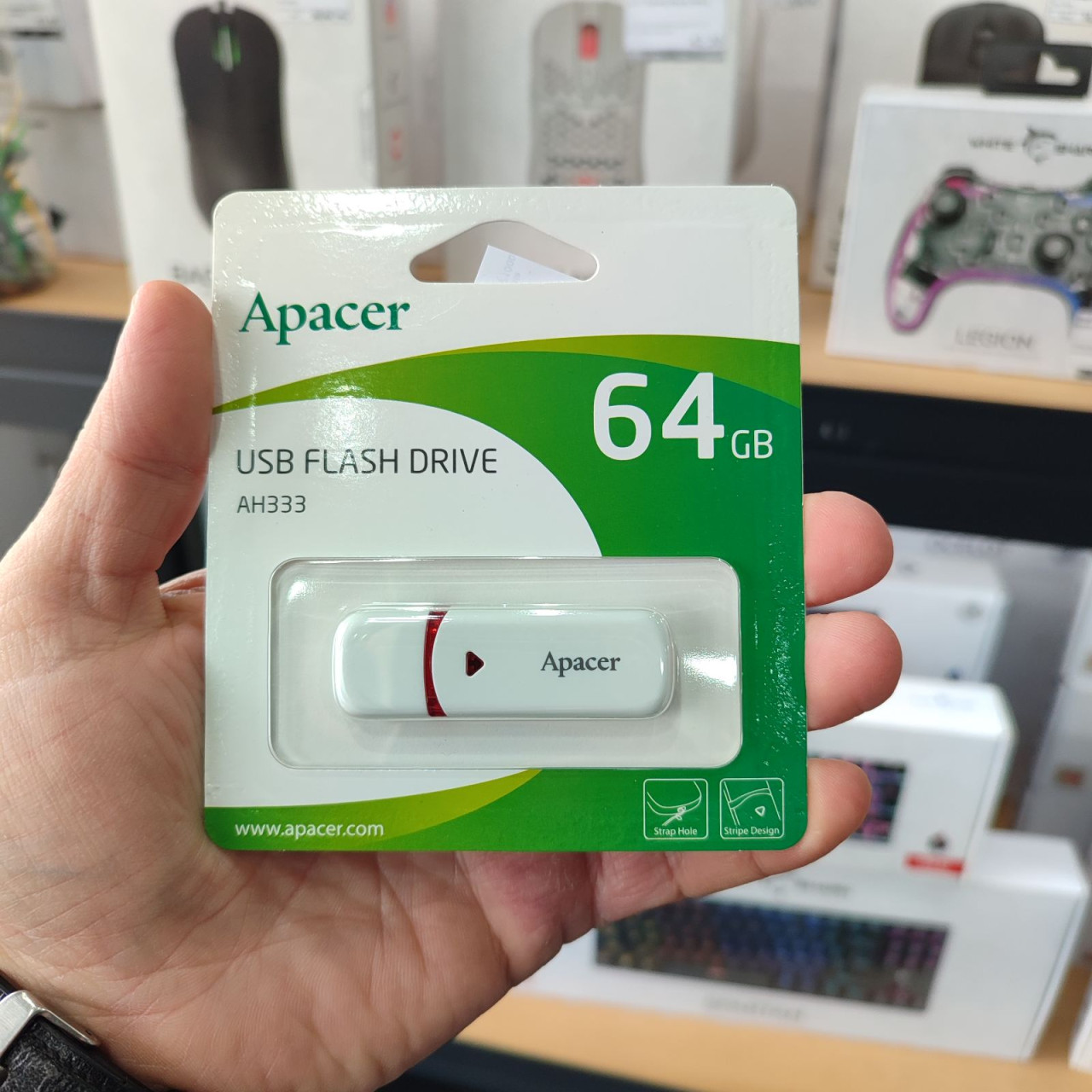 APACER AH333 USB Stick Flash Drive 64GB - White - USB Memorija / stick - OLX.ba