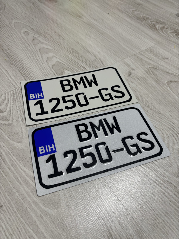 Tablica Po Zelji custom ZA MOTOR SKUTER - Naljepnice i stikeri za ...