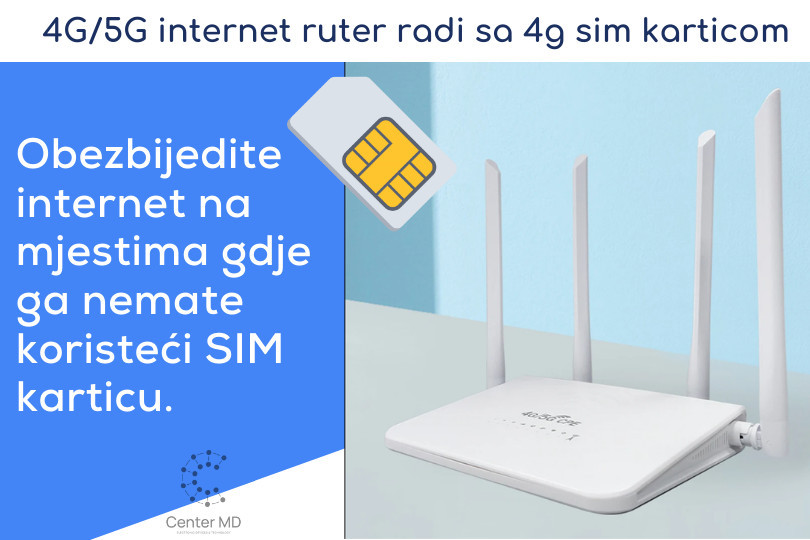 4G 5G Bezicni Ruter Router Wifi Sa Sim karticom cijena wi fi - Router ...