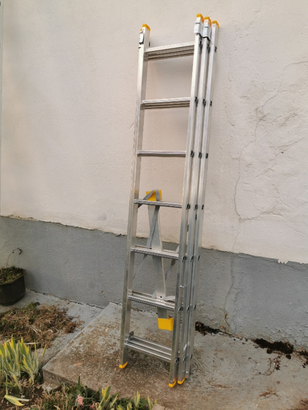 RASPRODAJA! Aluminijske merdevine 3x7, lotre, ljestve - Ljestve - OLX.ba
