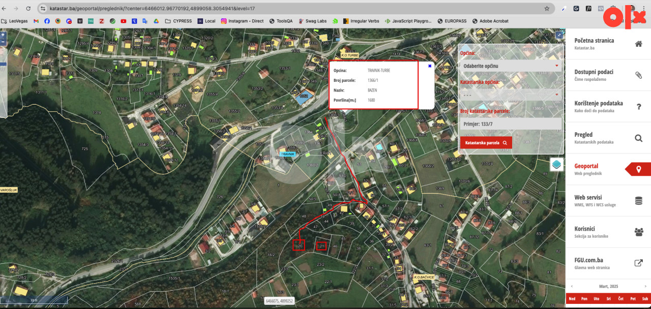 Zemljište Travnik (Turbe) - Zemljišta - OLX.ba