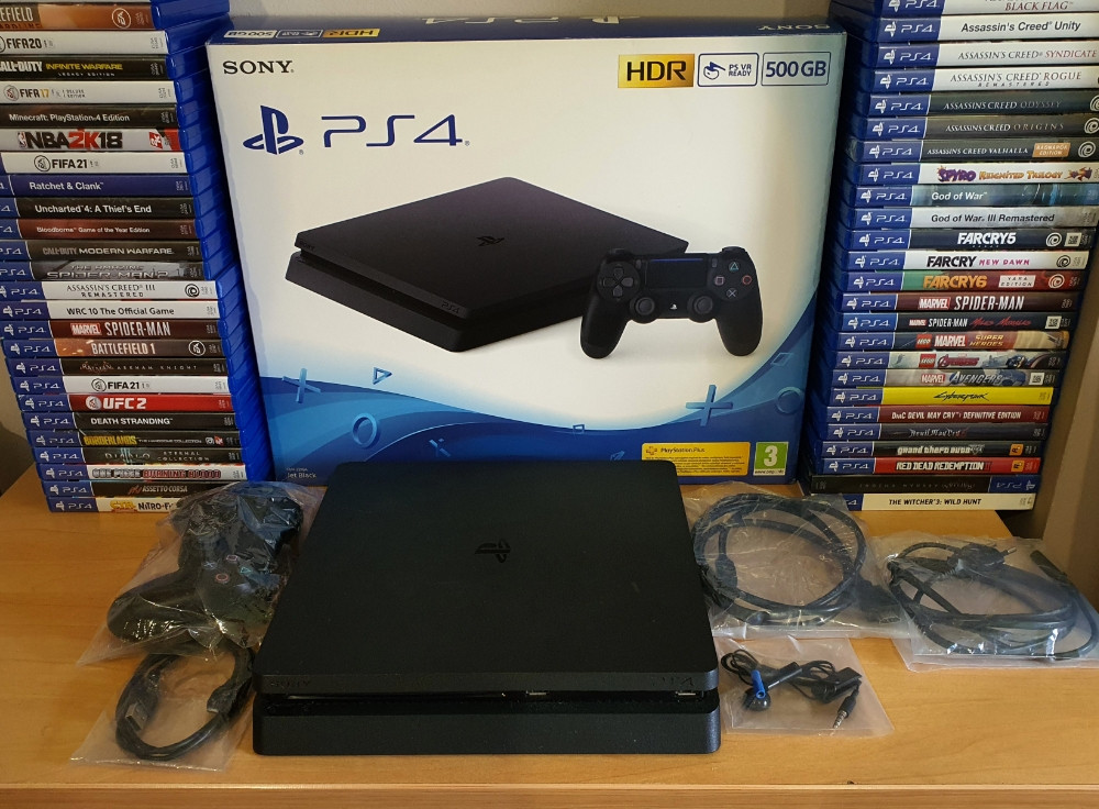 Playstation 4 Slim HDR - 30 igrica + GARANCIJA | SONY PS4 PS 3 5 ...