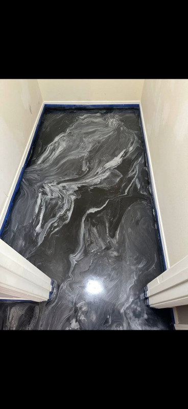 EPOXY Podovi Pod - Metallic 3D Mramor Dekorativni Podovi - Podni ...