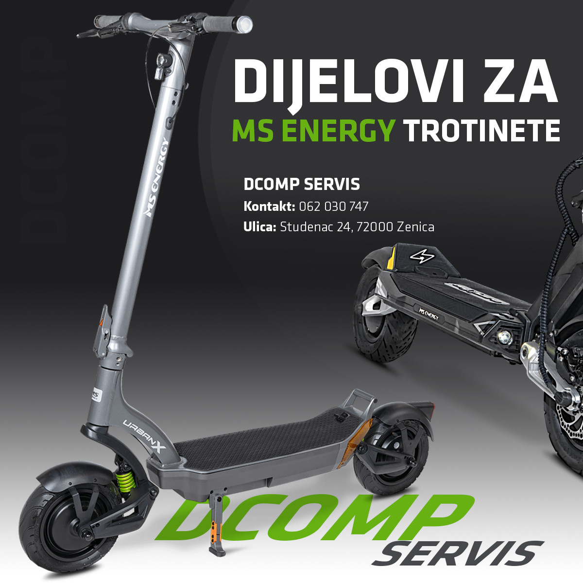 MS Energy e20 Baterija - Dijelovi i oprema za romobile - OLX.ba