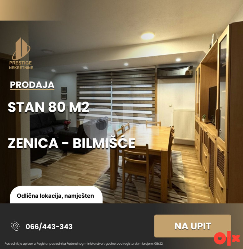 Stan Zenica - Bilimišće 80 m2 - sa namještajem i garažom - Stanovi i ...